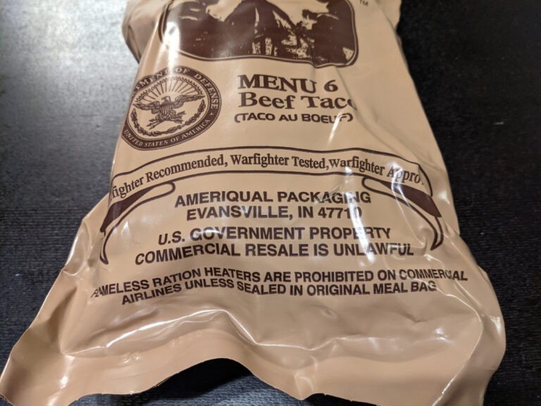 【米軍MREレーション】2015年製No.6「Beef Taco」！2014年との違いは？ - MRE.JP