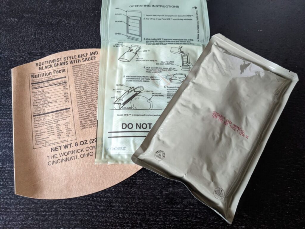 【米軍MREレーション】2017年製No.24「Southwest Beef and Black beans」実食レビュー！2015年製との ...
