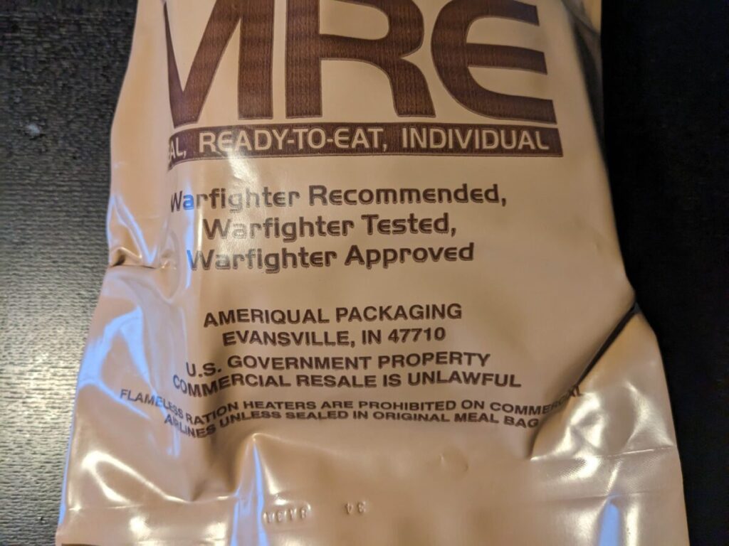 【写真のみ】2018年製米軍MREメニューNo.21「TUNA,CHUNK,LIGHT,WATER PACKED,LEMON PEPPER ...