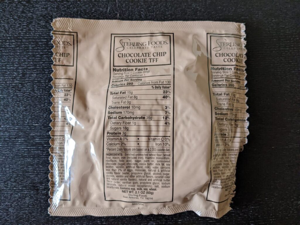 【写真のみ】2017年製米軍MREメニューNo.23「CHICKEN PESTO PASTA」 - MRE.JP