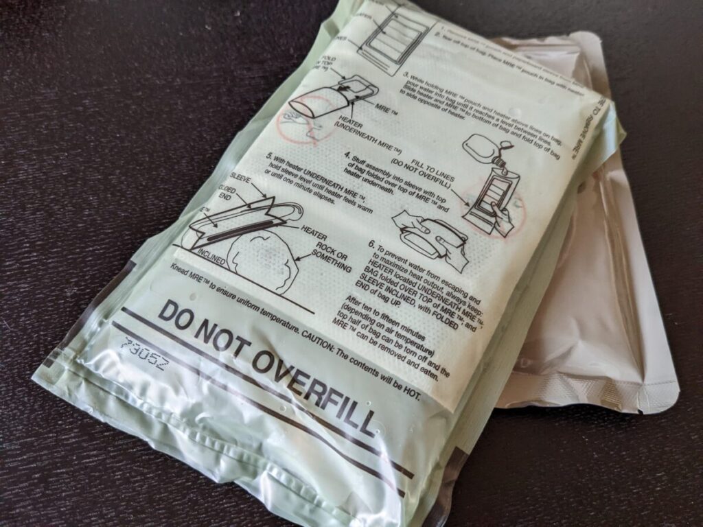 【写真のみ】2017年製米軍MREメニューNo.23「CHICKEN PESTO PASTA」 - MRE.JP